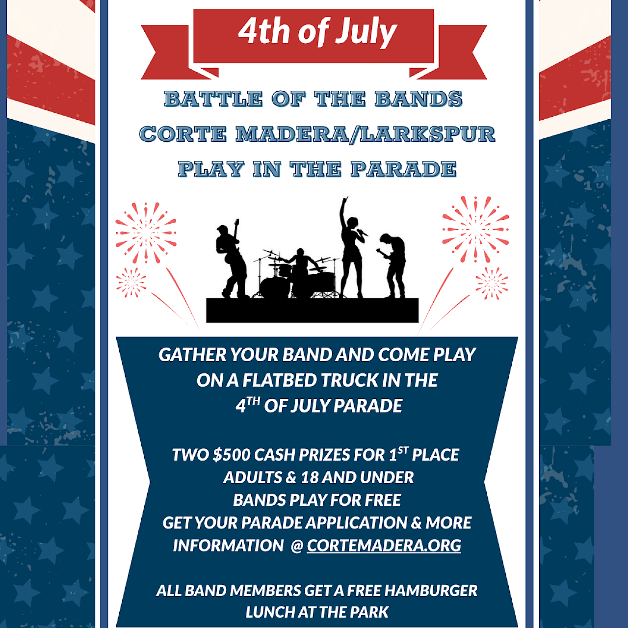 July 4th Battle of the Bands on the parade route | Corte Madera Chamber ...